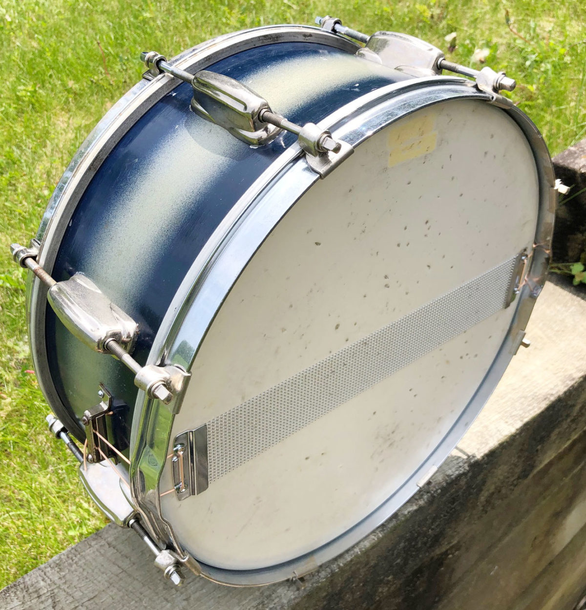 Vintage 1950s Slingerland Student Model Radio King Snare Drum in Blue ...